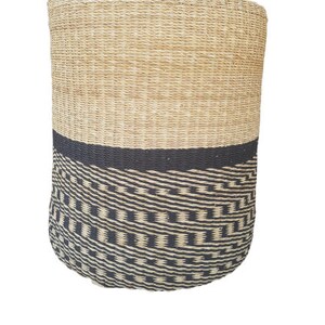 Straw Laundry Basket Without Lid, Big Floor Storage Basket, Handwoven ...