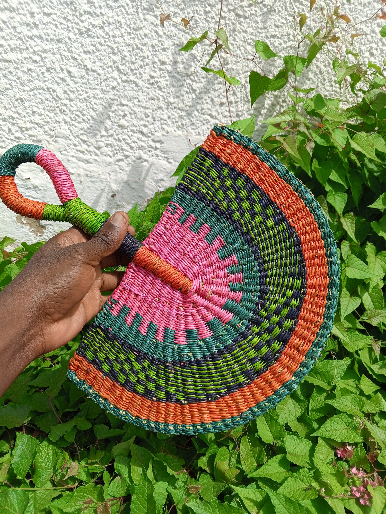 Beautiful Decorative Fan, Mini Straw Hand Fan, Cute Woven Straw Hand ...