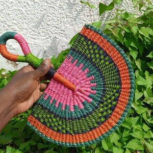 Beautiful Decorative Fan, Mini Straw Hand Fan, Cute Woven Straw Hand ...