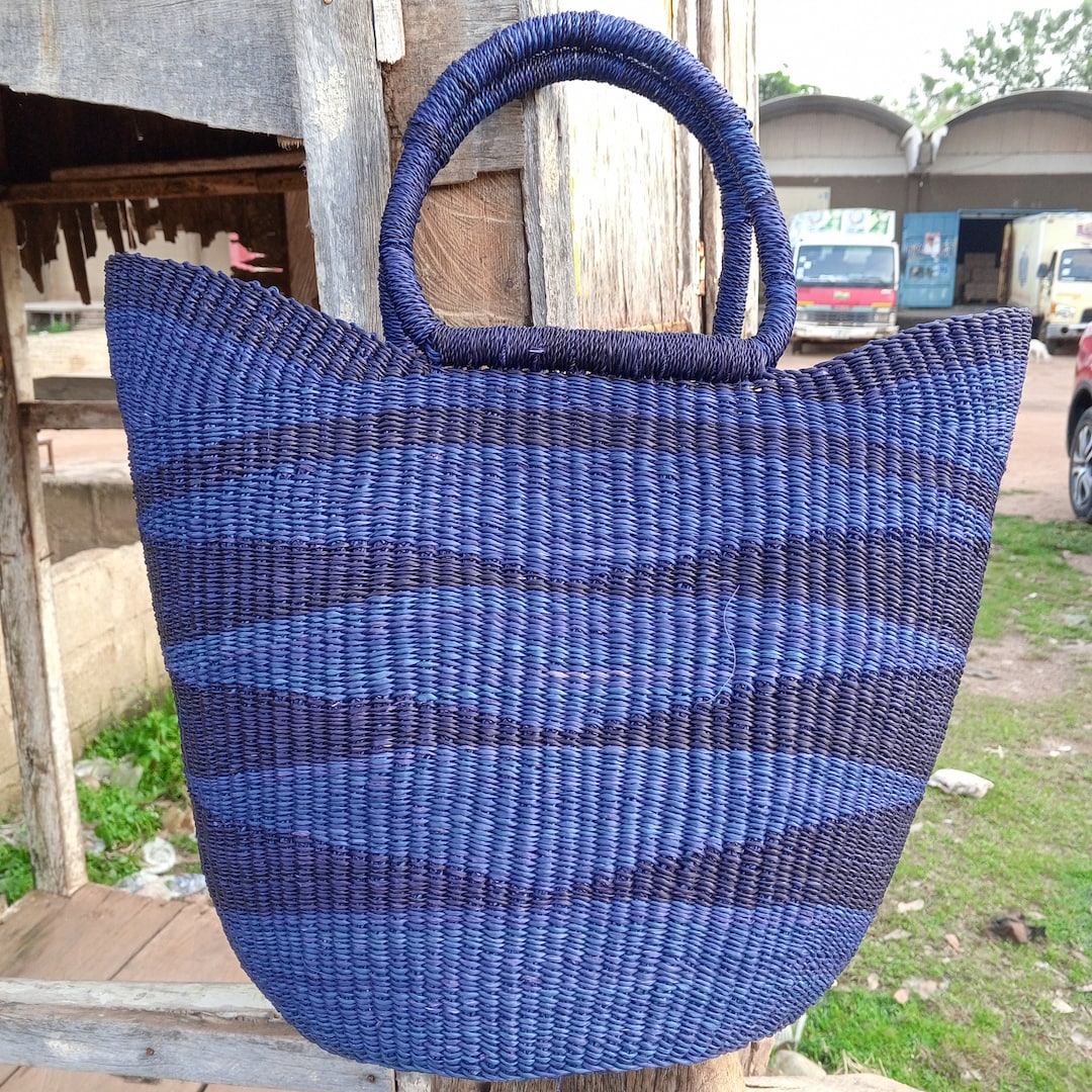 Beautiful U-shopper, Bolga Market Basket, Farmer Matket Shopping Basket ...