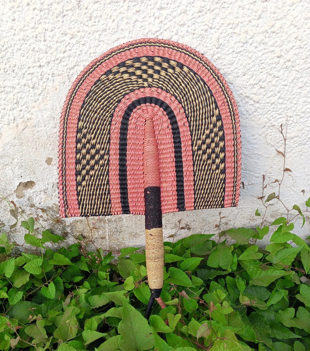 Beautiful Decorative Fan, Mini Straw Hand Fan, Cute Woven Straw Hand ...