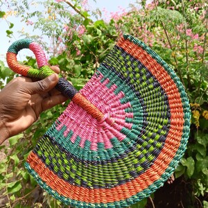 Beautiful Decorative Fan, Mini Straw Hand Fan, Cute Woven Straw Hand ...