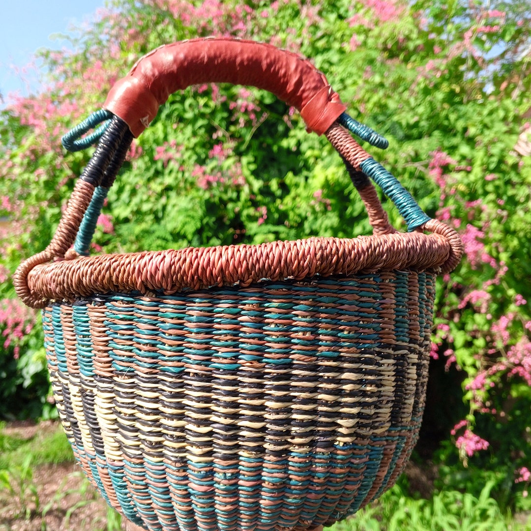 Mini Market Basket, Kids Basket, Treasure Basket, Small Round Storage ...