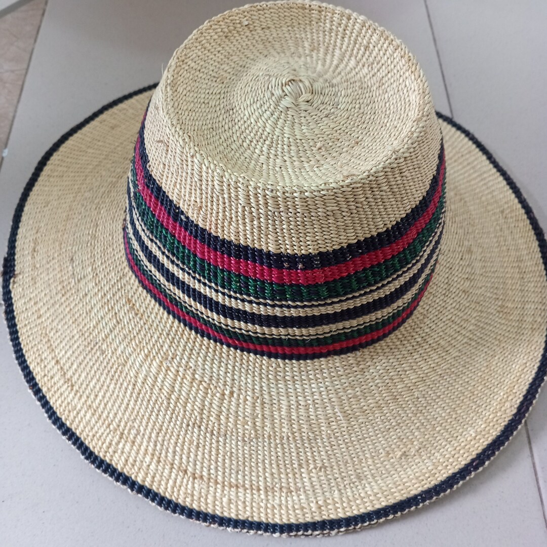 Beautiful Bolga Hat, Eco-friendly Summer Hat, Cute Wicker Hat, Natural ...