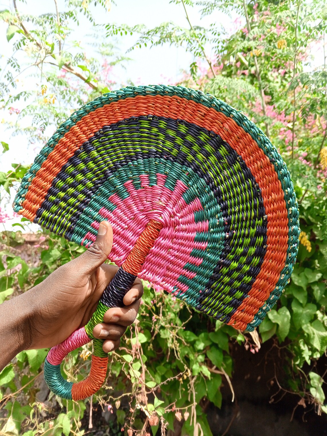 Beautiful Decorative Fan, Mini Straw Hand Fan, Cute Woven Straw Hand ...