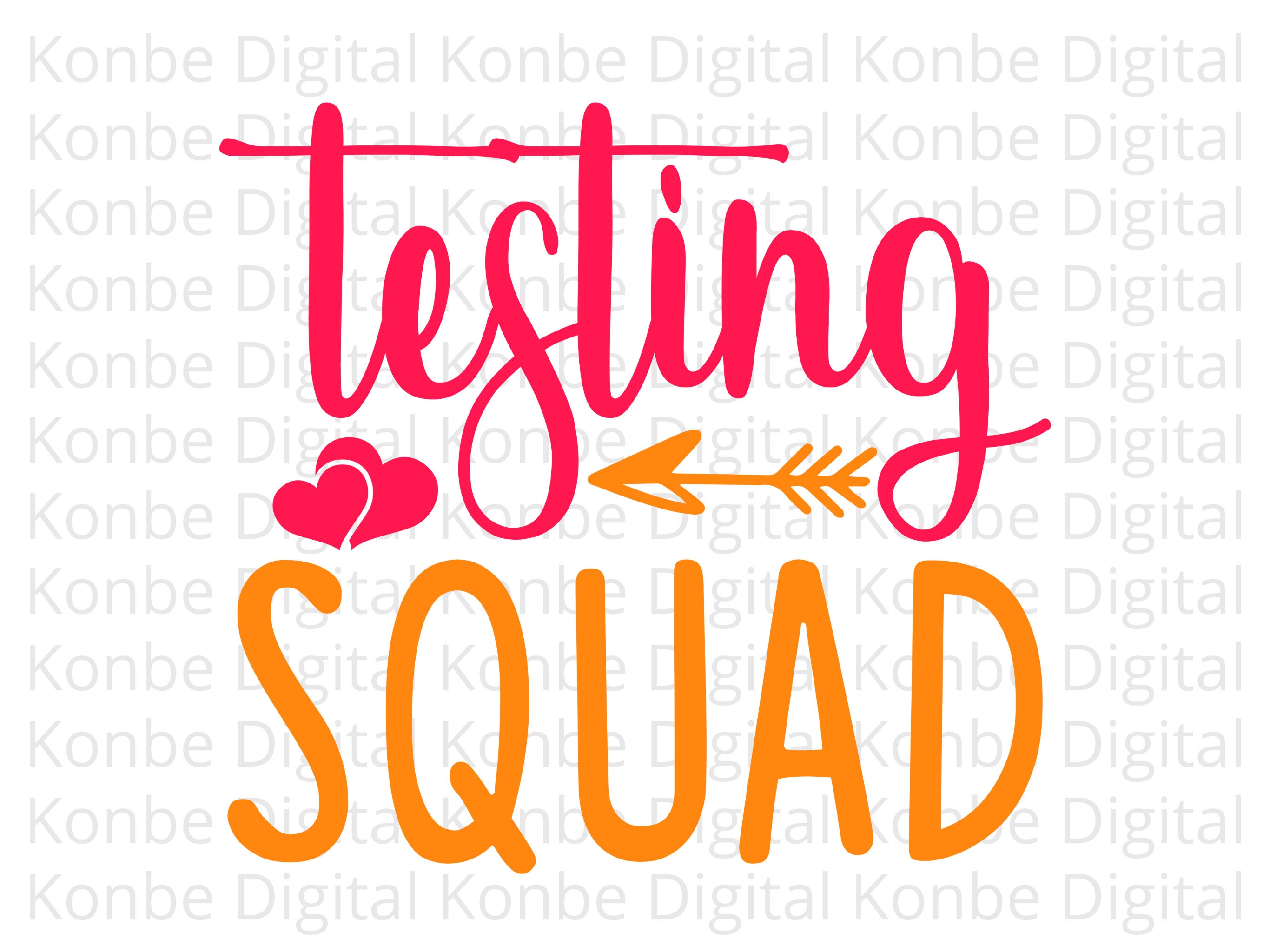 Testing Squad Svg Imagen Imprimible Digital Download Profesor Svg - Etsy