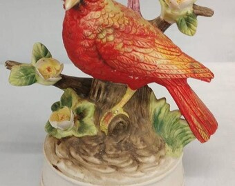 Cardinal Music Box - Etsy
