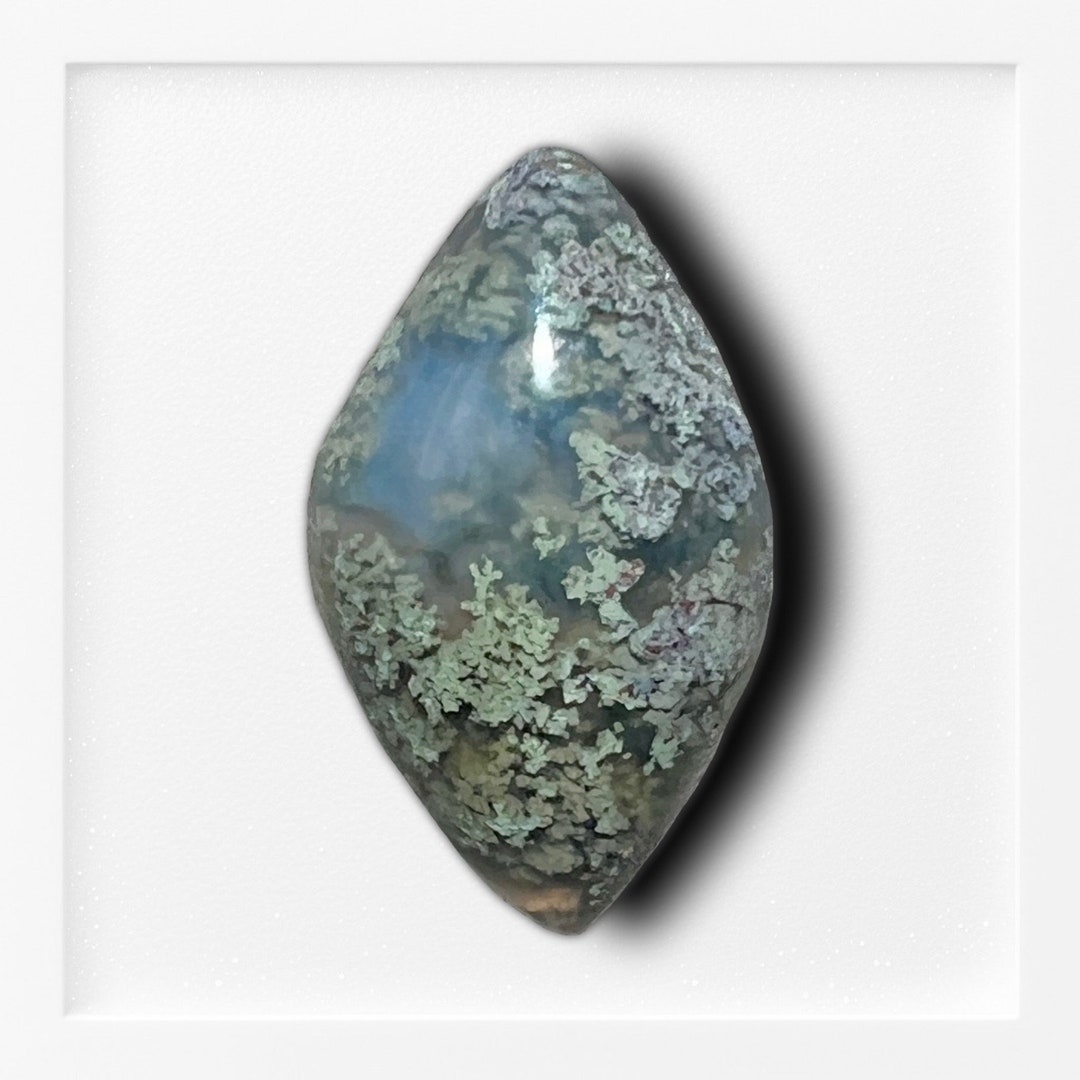 Indonesian Island Agate Cabochon / Indonesian Agate / Moss Agate ...
