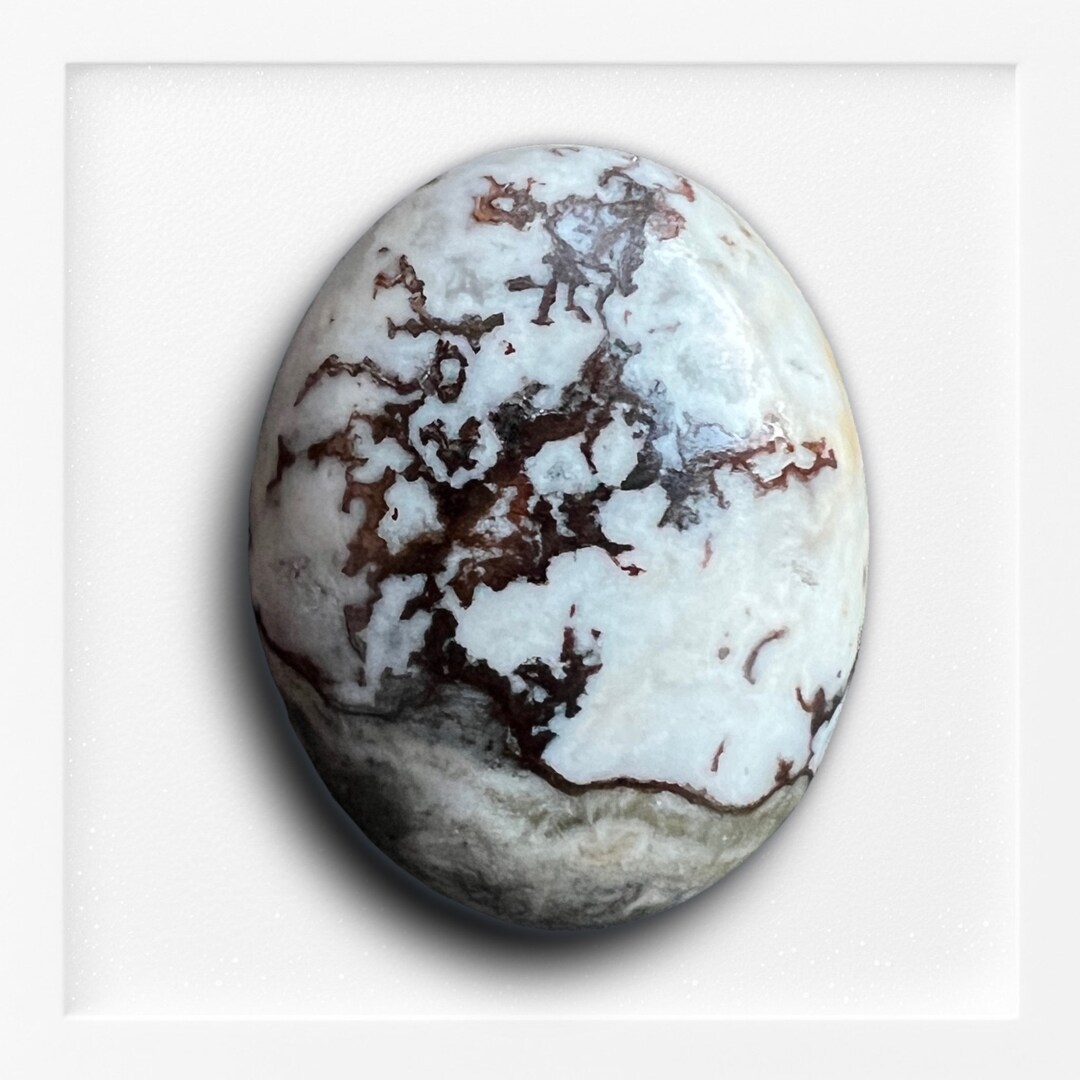 Spooky Tree Burgundy Silver Lace Onyx Cabochon / Silver Lace Onyx ...