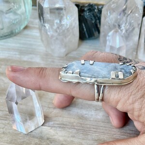 Native American Rainbow Moonstone Sterling Silver Ring / Boho Bohemian ...