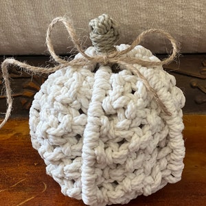 Macrame Pumpkin, Pumpkins, Autumn Decor, Fall Table Decor, Decorative ...