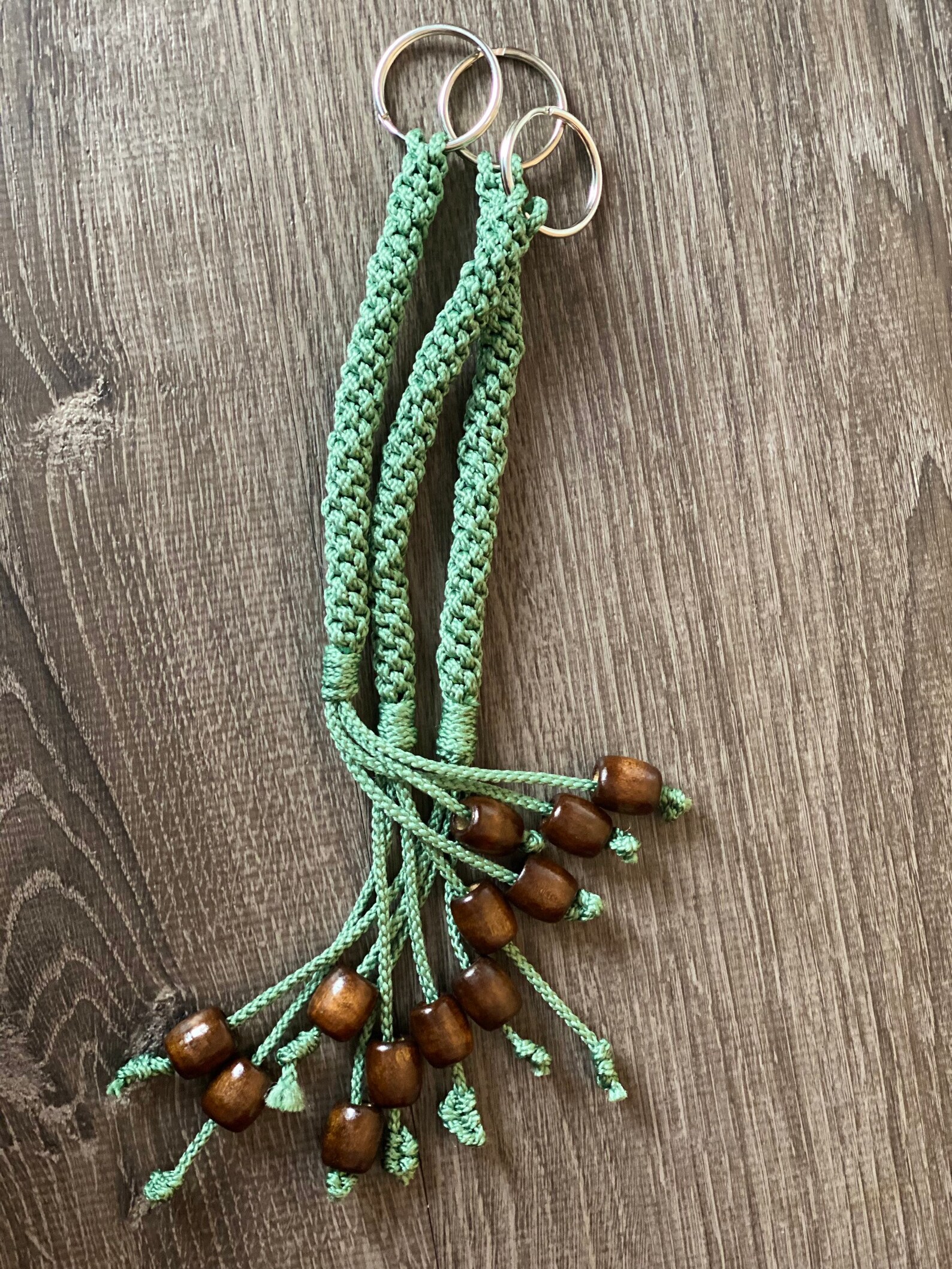 Macrame Keychain Gift for Her Key Fob Accessory - Etsy