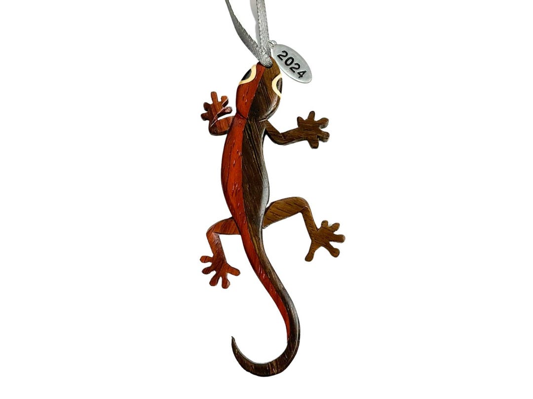 2024 Gecko Ornament or Lizard Christmas Ornament, Bearded Dragon ...