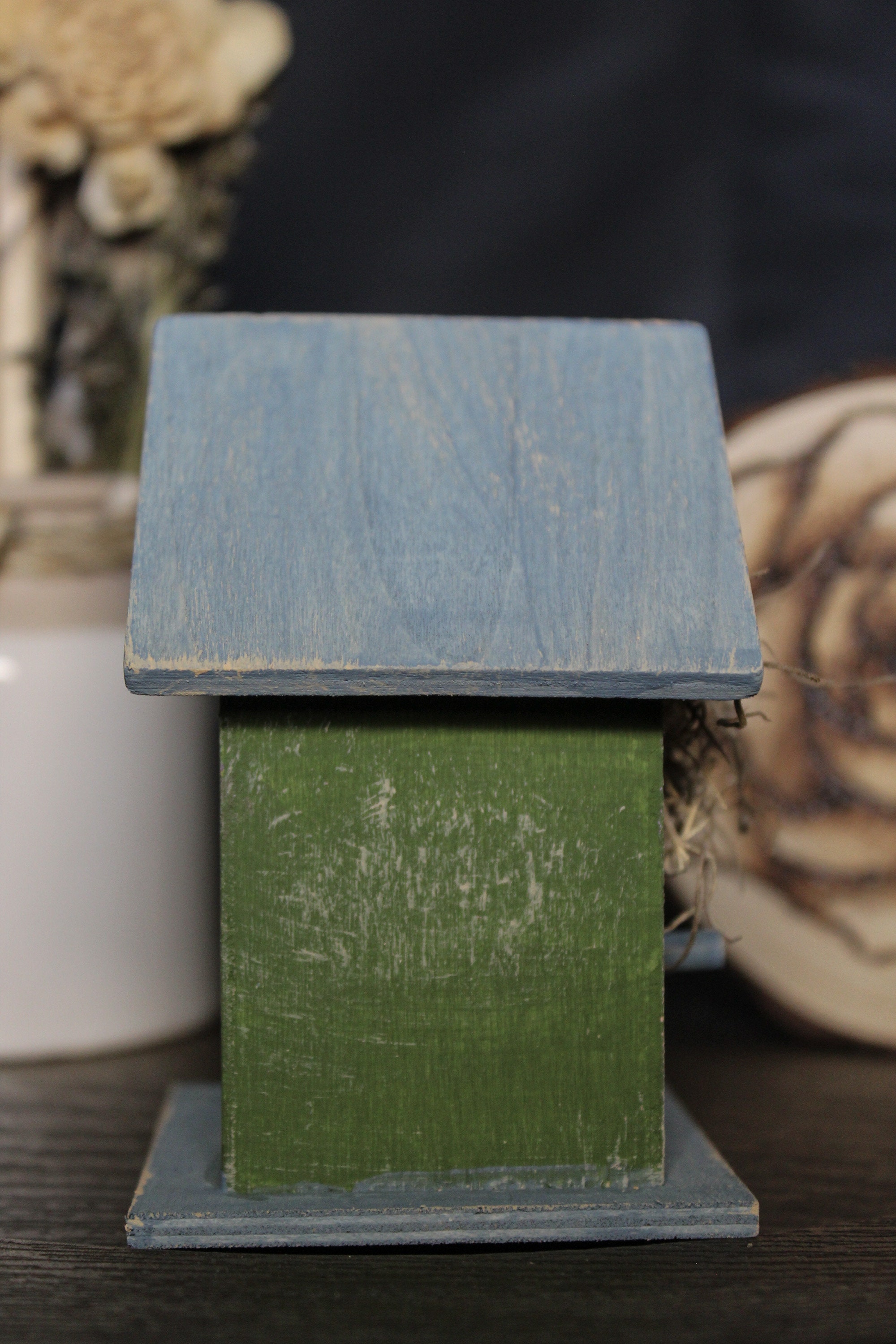 Mini Birdhouse, Wooden Birdhouse, Shelf Decor, Accent Decor, House ...