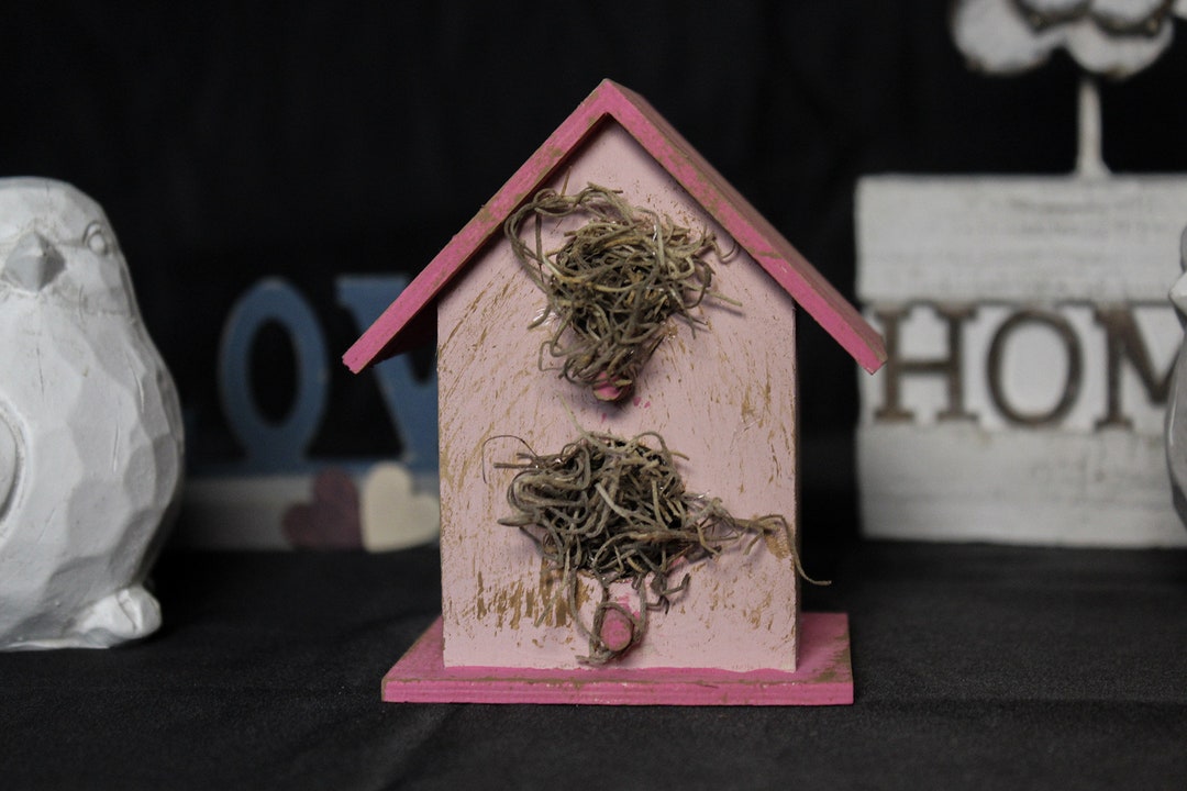 Mini Birdhouse, Wooden Birdhouse, Shelf Decor, Accent Decor, House ...