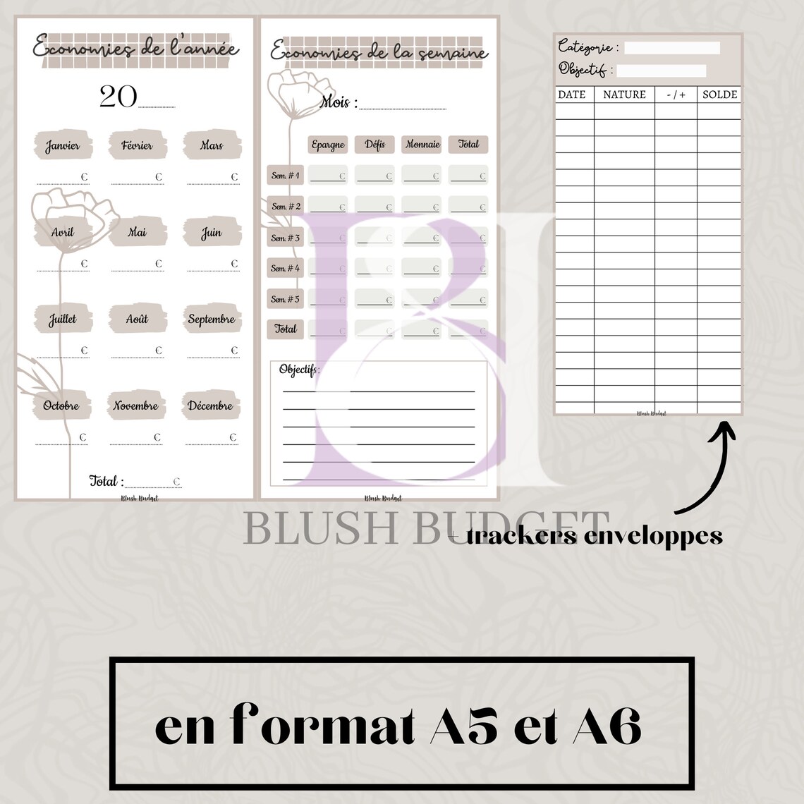 9 défis budget à télécharger défis et supports économies PDF - Etsy France