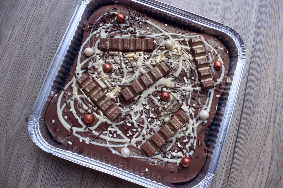 20 Cm Brownie Tray Kinder, Biscoff, Oreo, Nutella - Etsy UK