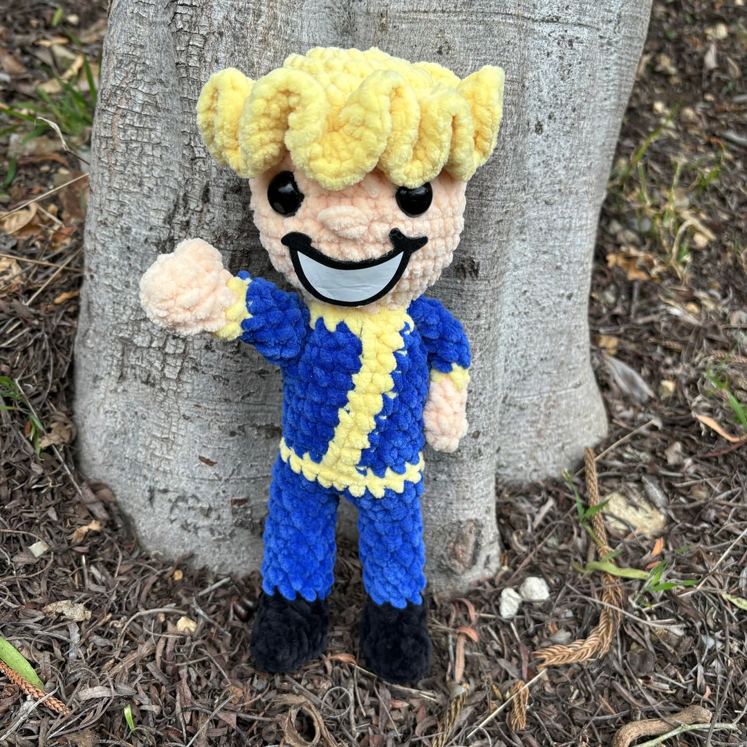 Cavern Dude Doll, Handmade Video Game Plush, Crochet Doll, Crochet ...