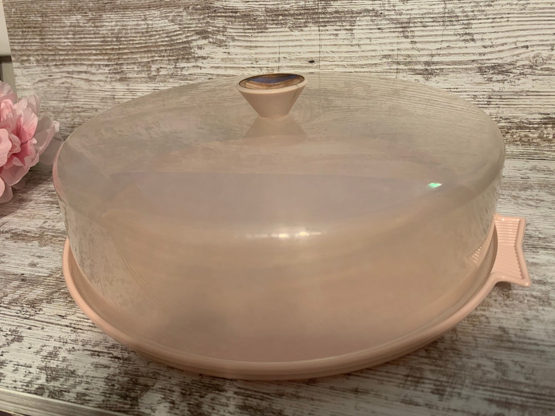 Vintage Pink Dessert Carrier - Etsy