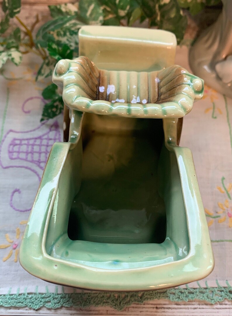 Vintage Green Antique Car Planter - Etsy