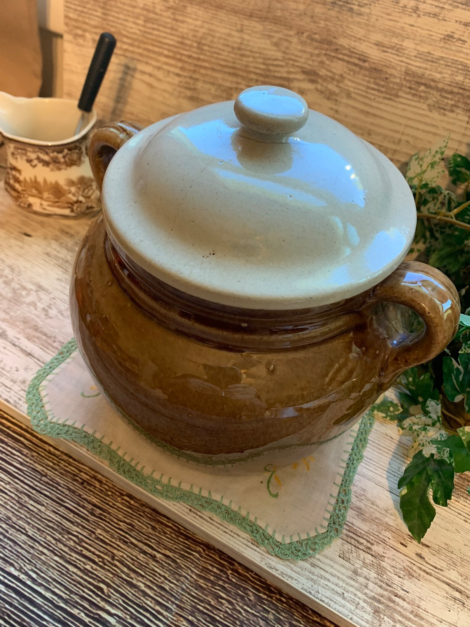 Vintage Bean Pot Marked USA Excellent Condition. Perfect for Fall ...