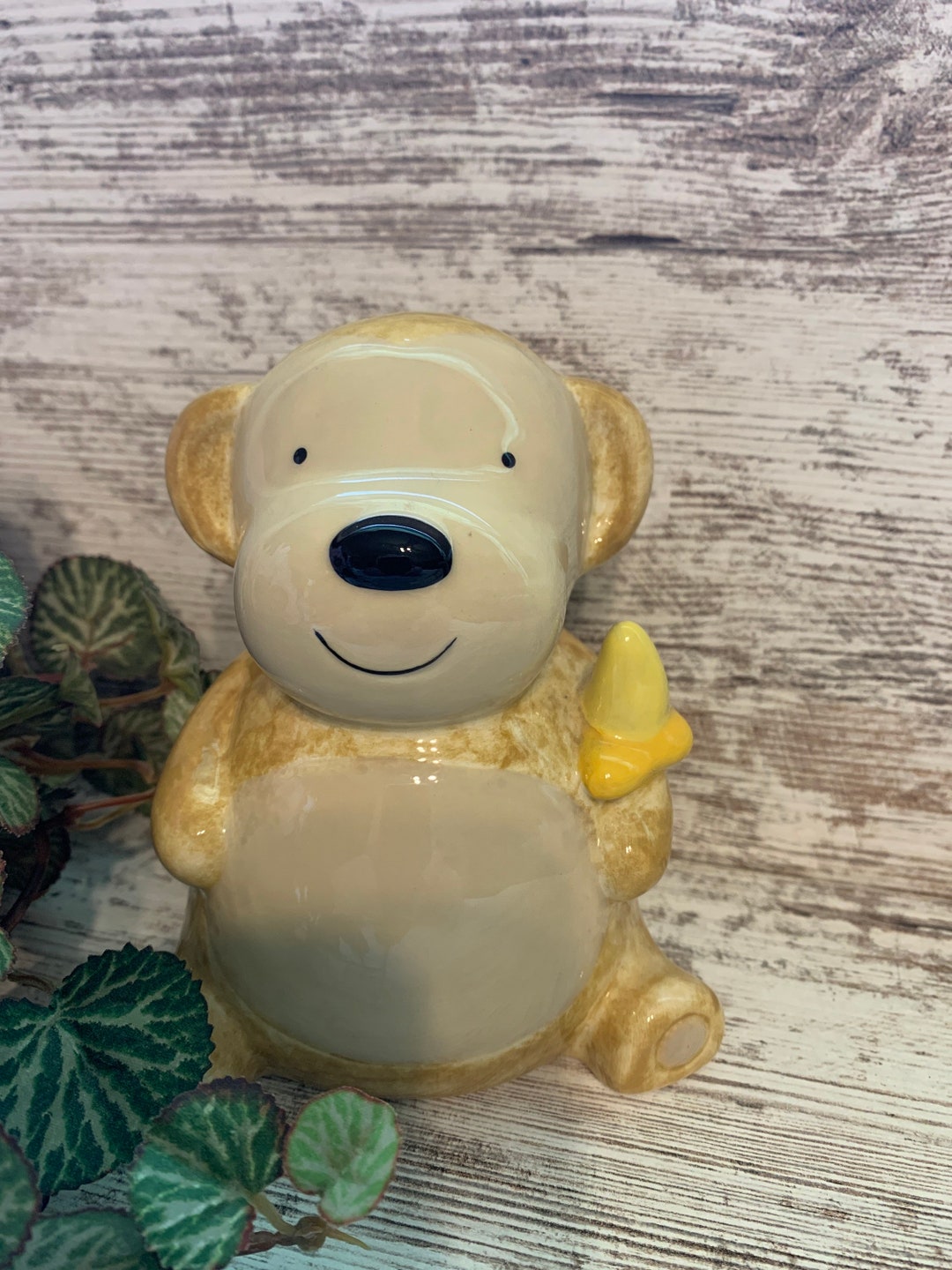 Vintage Monkey Bank - Etsy