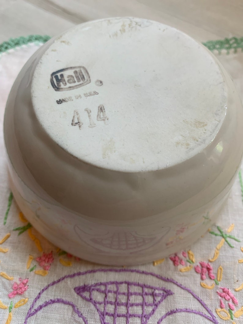 Vintage Hall Pottery Bowl - Etsy