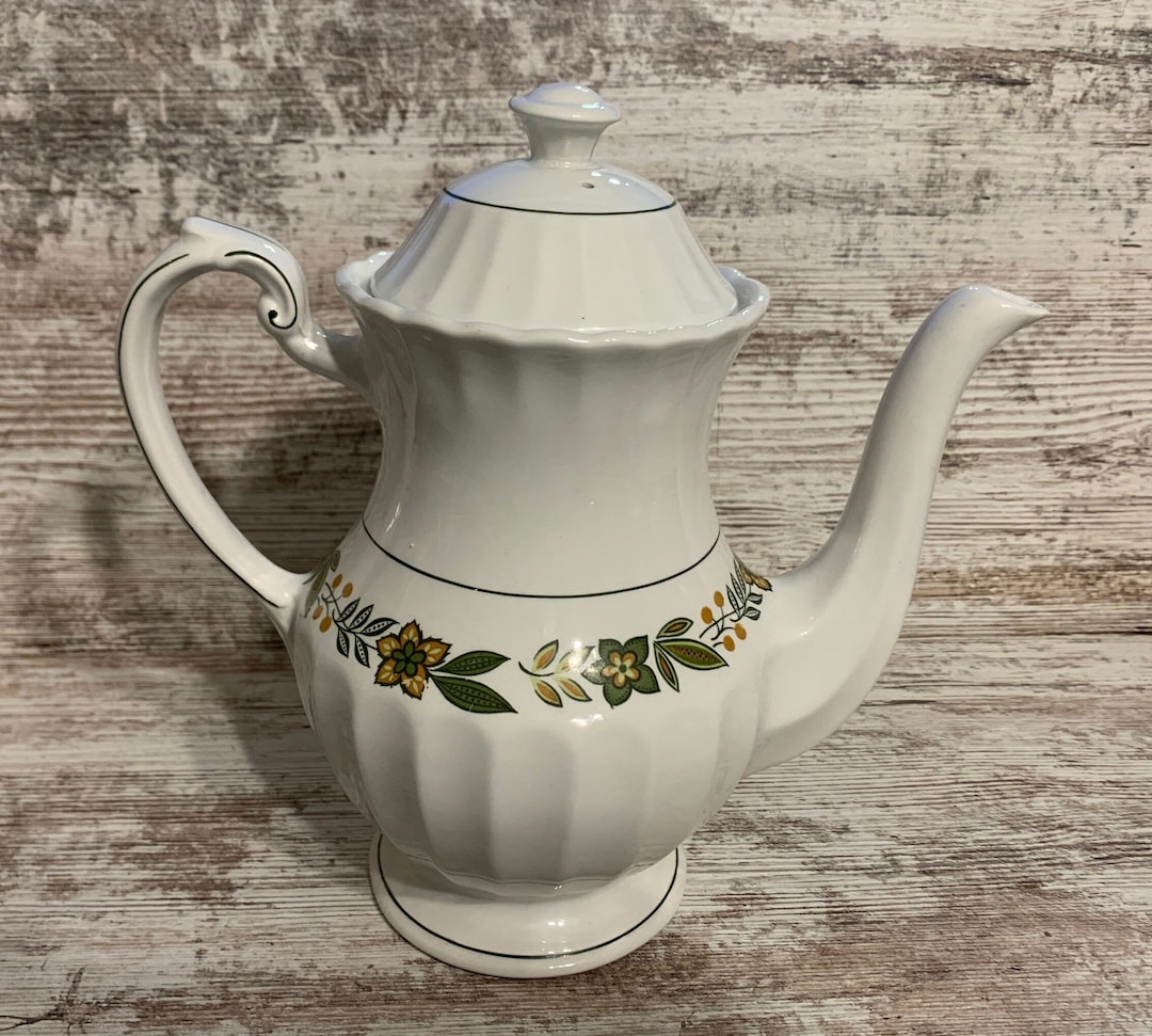 G & J Meakin Classic White Teapot - Etsy