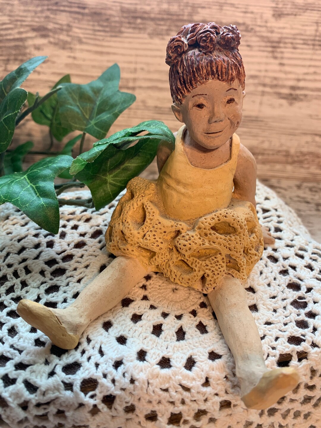 Vintage Lee Bortin Figurine Sculpture of Girl in Tutu. 1970s Art Object ...