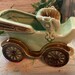 Vintage Green Antique Car Planter - Etsy