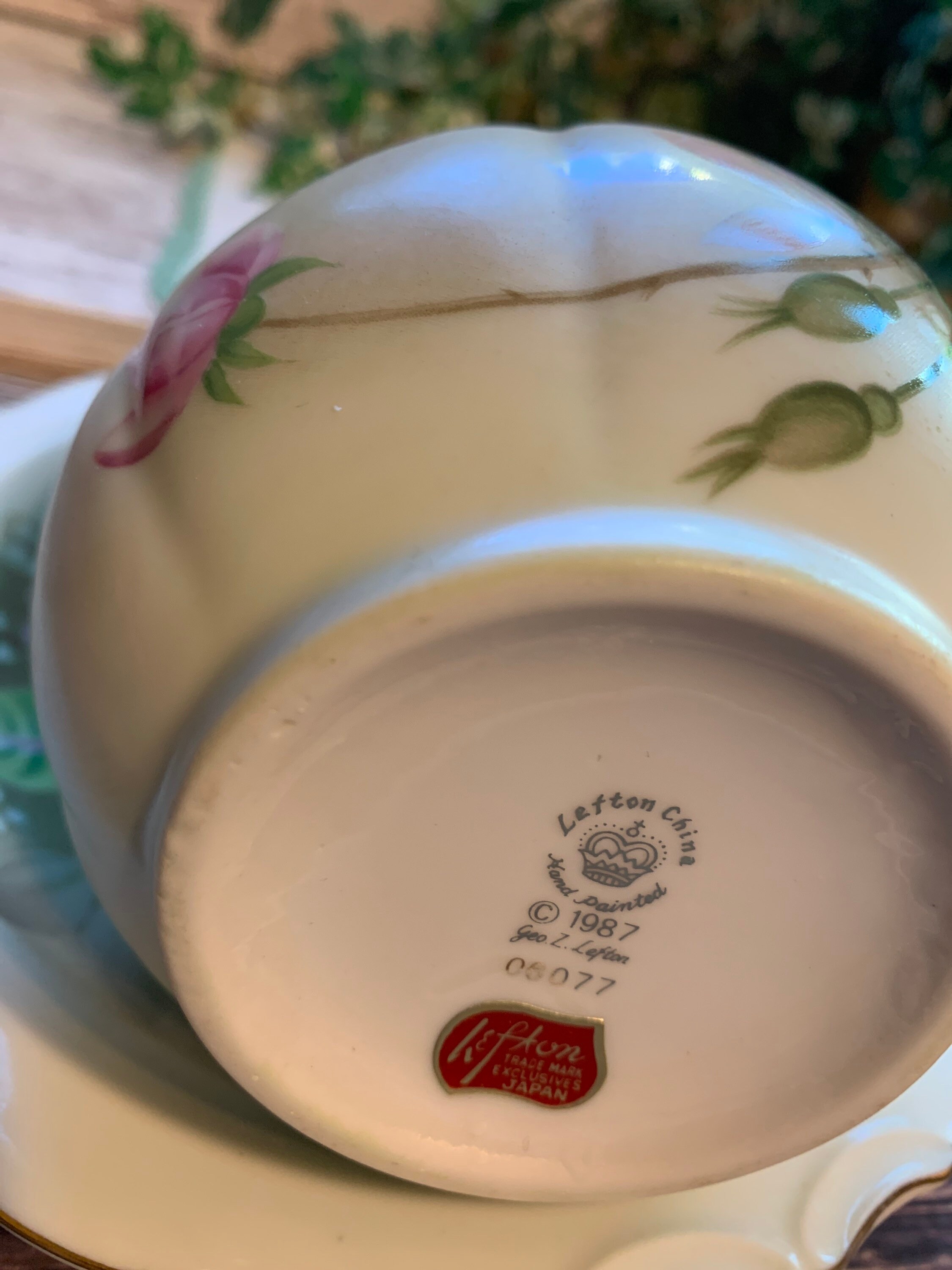 Lefton Heritage Green Porcelain Pitcher and Bowl Fine China - Etsy