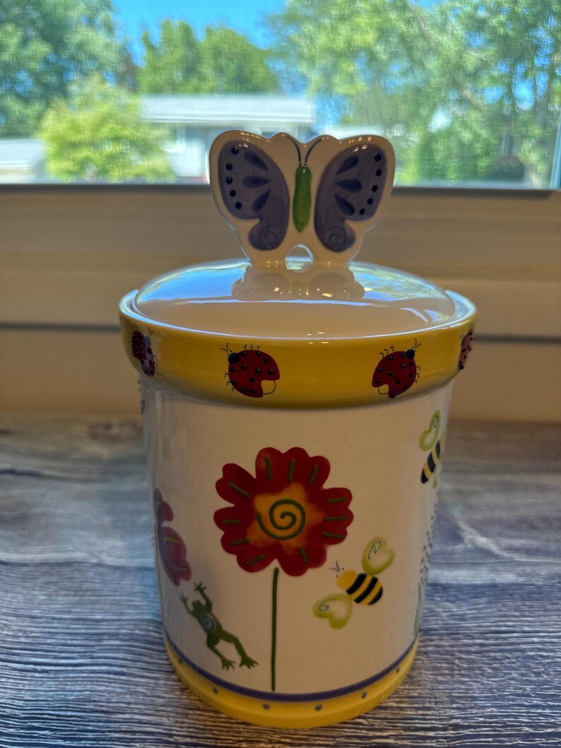 Vintage Whimsical Cookie Jar - Etsy