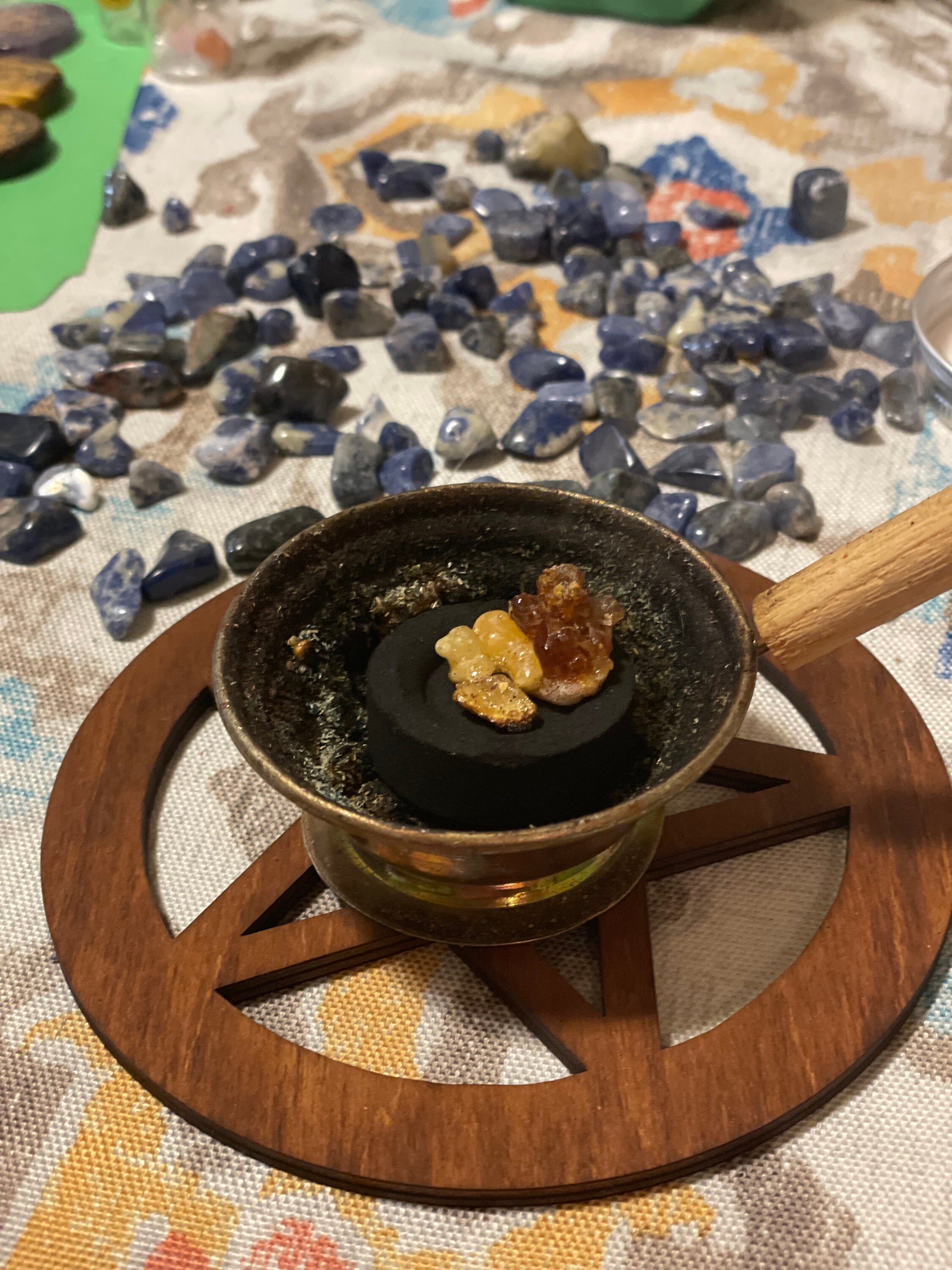 Wooden Pentacle Candle Holder - Etsy