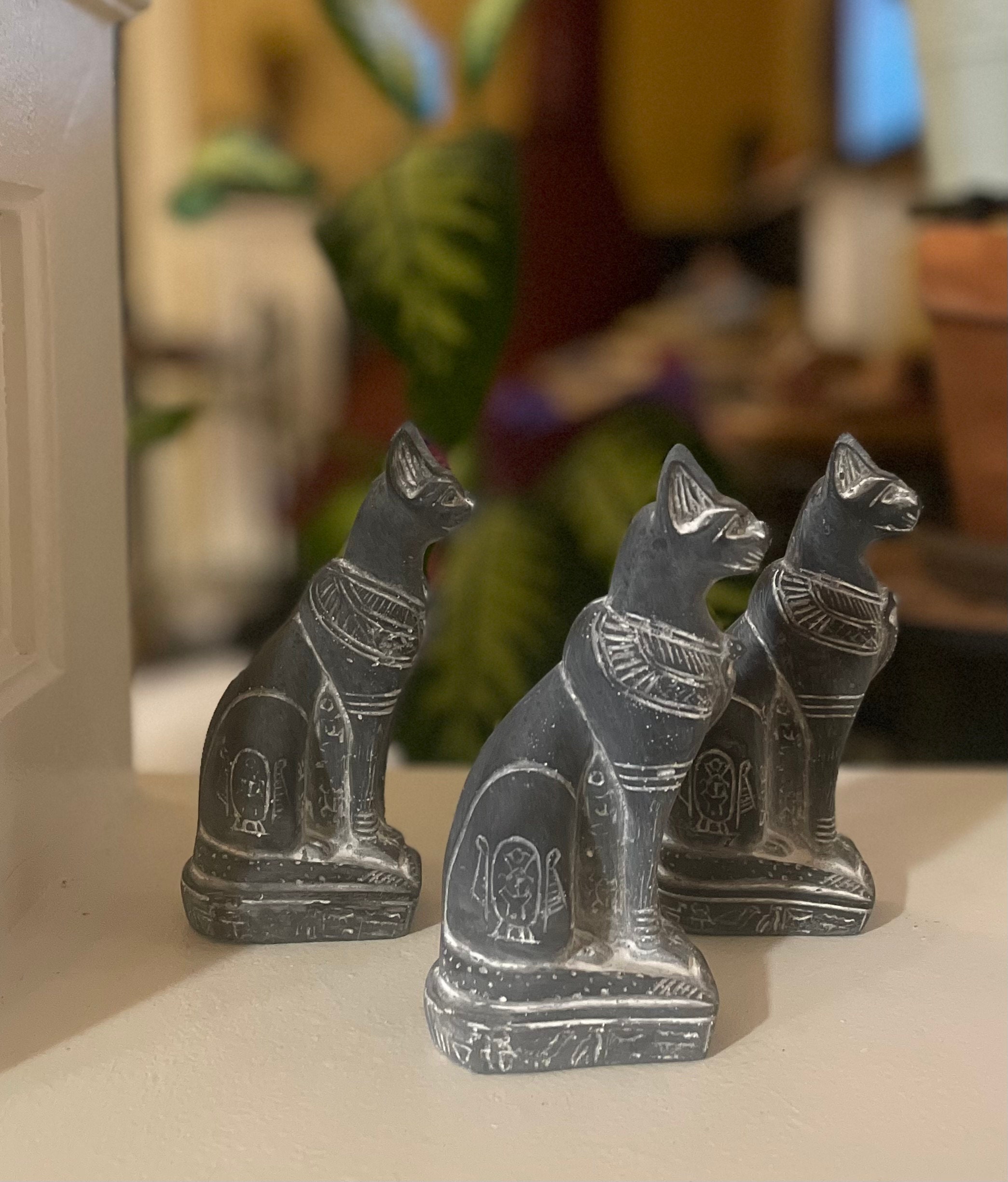 Egyptian Royal Basalt Cat - for Success, Regeneration and Protection - Etsy