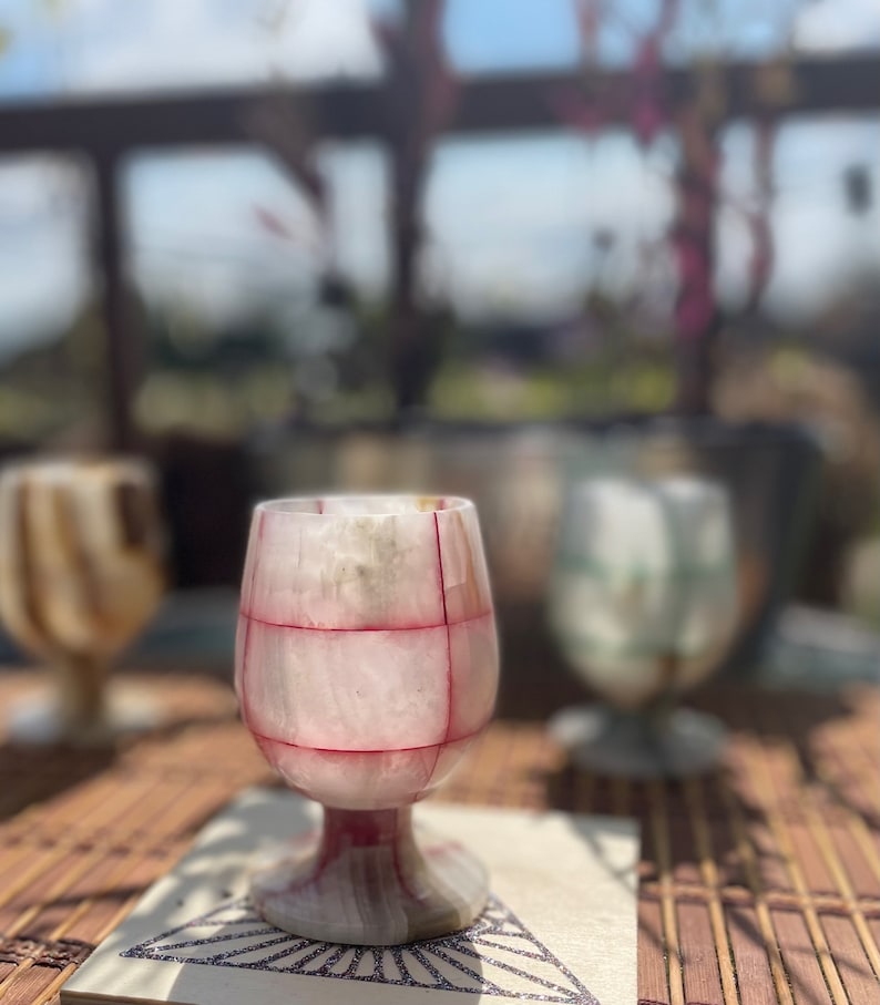 Egyptian Onyx Goblet for Strength and Focus - Etsy