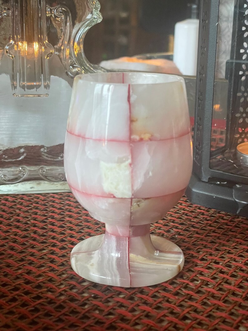 Egyptian Onyx Goblet for Strength and Focus - Etsy