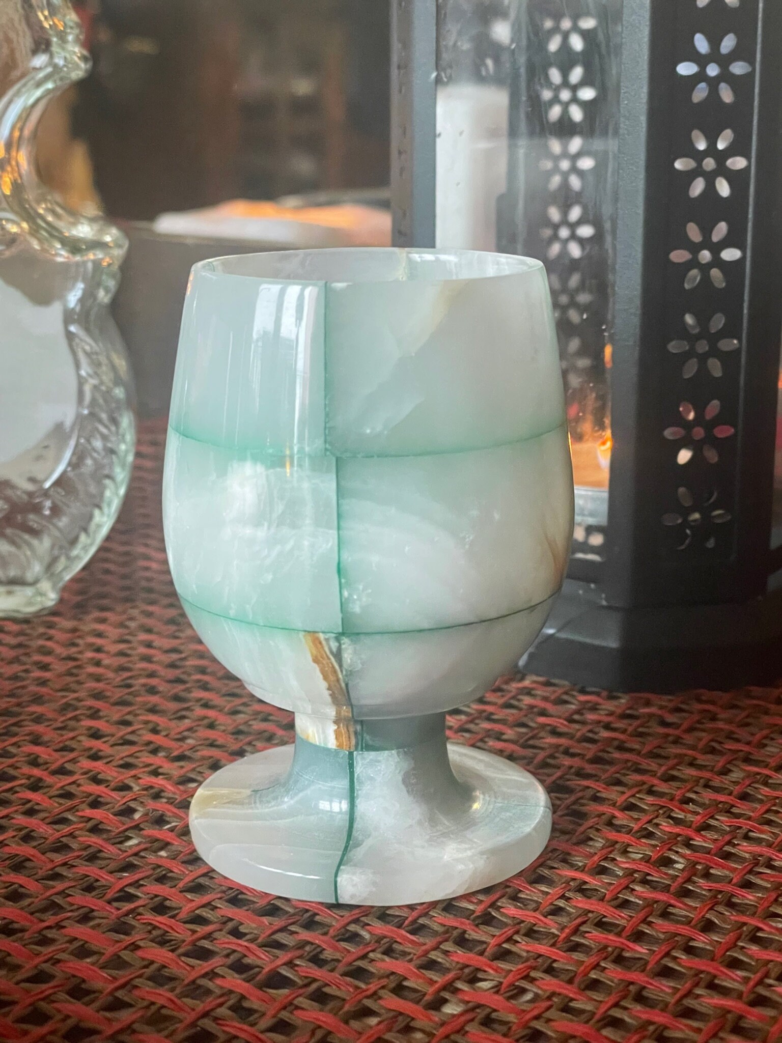 Egyptian Onyx Goblet for Strength and Focus - Etsy