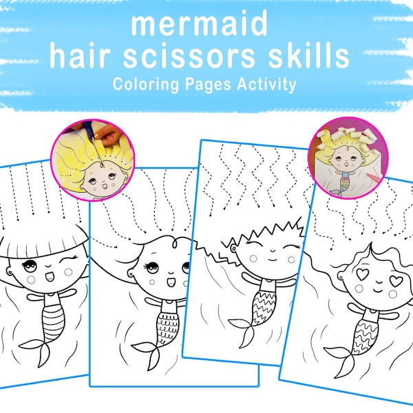 Hair Cutting Worksheets - Etsy