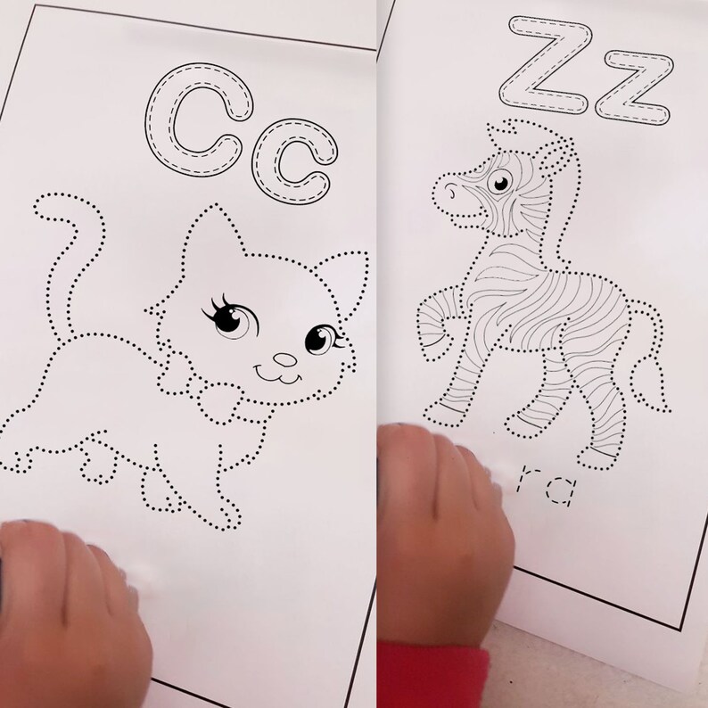 ABC Tracing - Alphabets Kids Activity Pages - Trace and Learn Letters ...