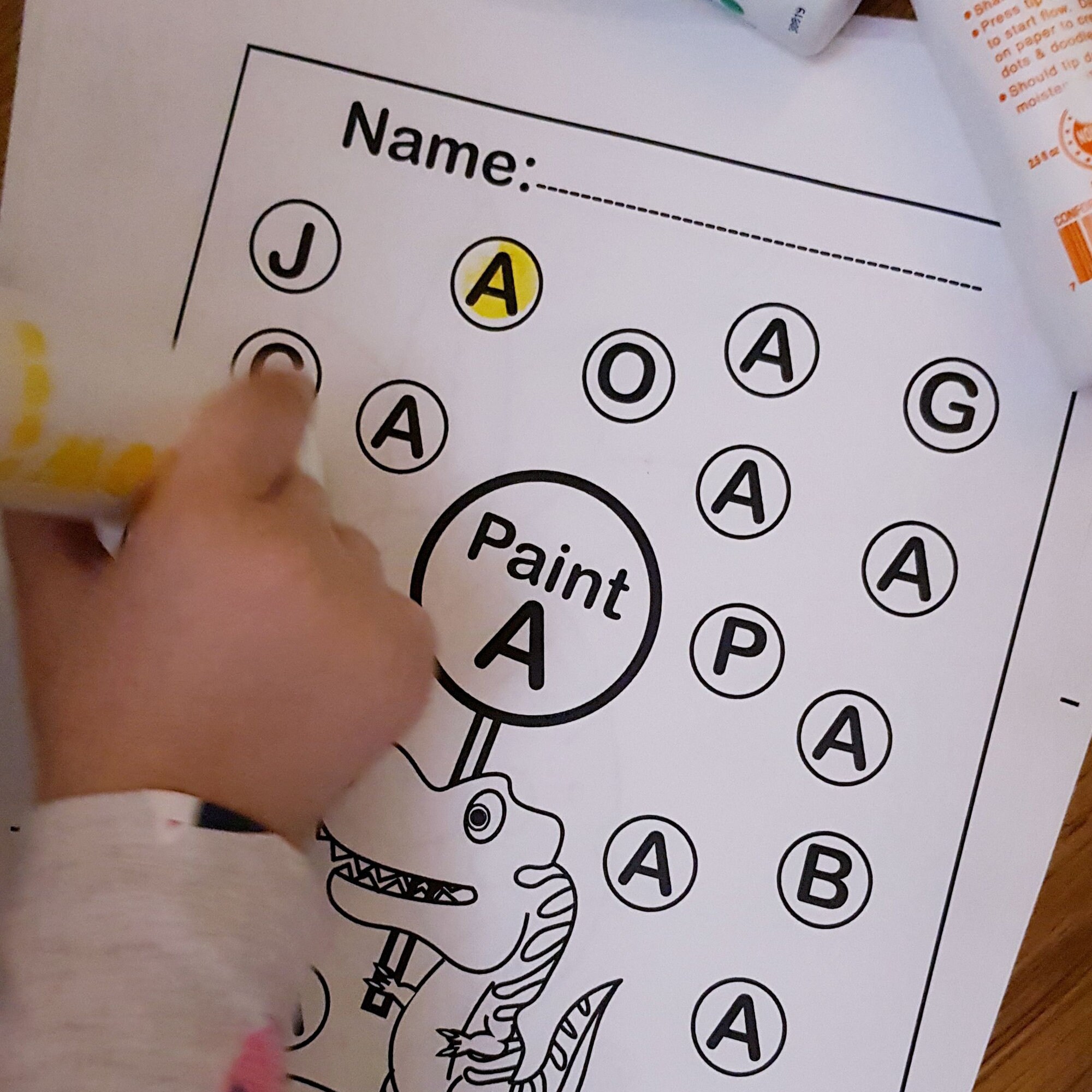 Alphabets Dot Maker - Dot a Dot Preschool Activities for Kids, Learn ...