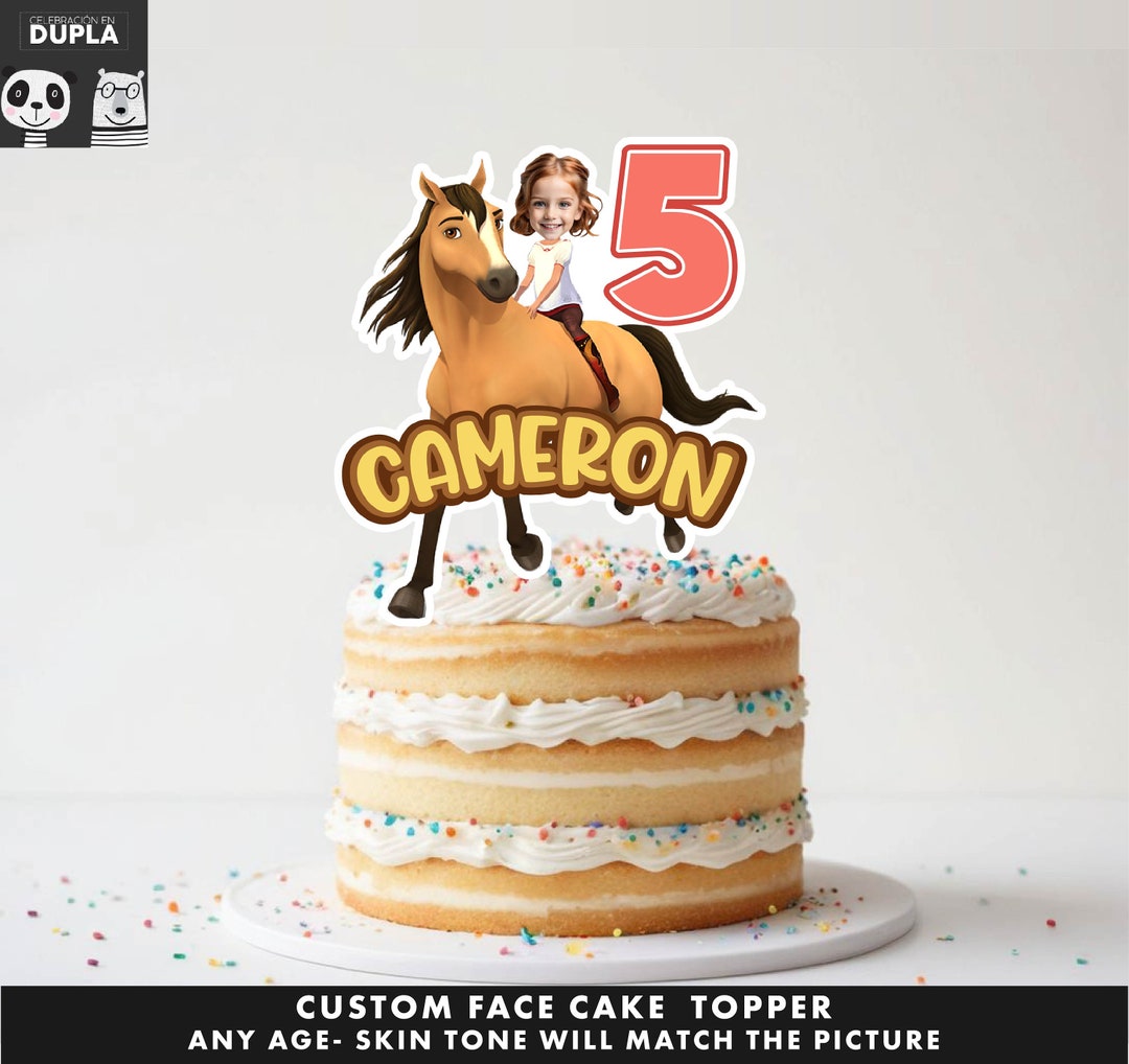 Cake Topper- Face Cake Topper -custom Face- Cake Topper- Topper ...