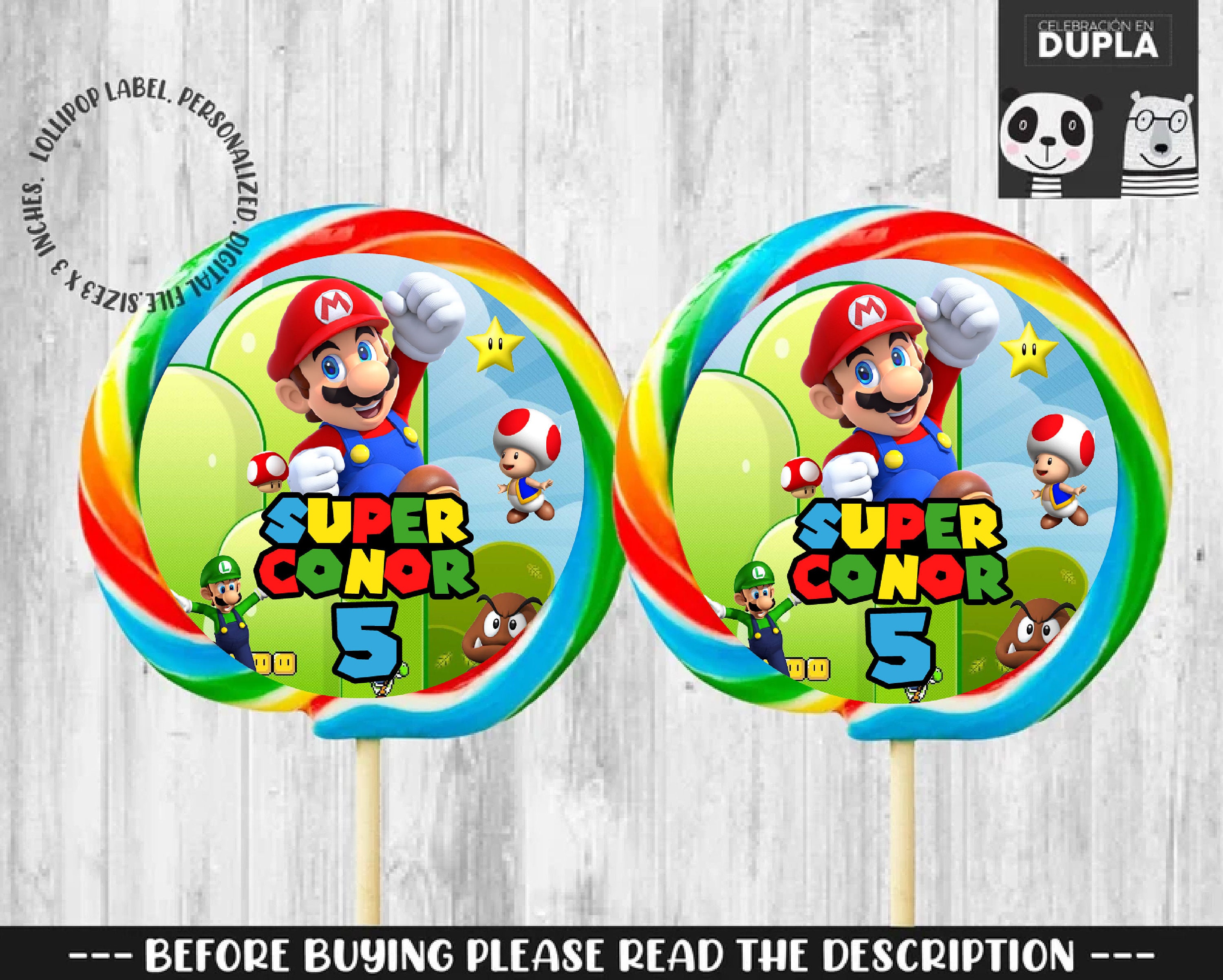 Super Mario Party Bundle - Printable Party Bundle- Chip Bag ...