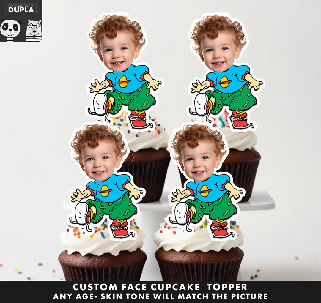 Adornos para cupcakes - Adorno para cupcakes con cara - Cara ...