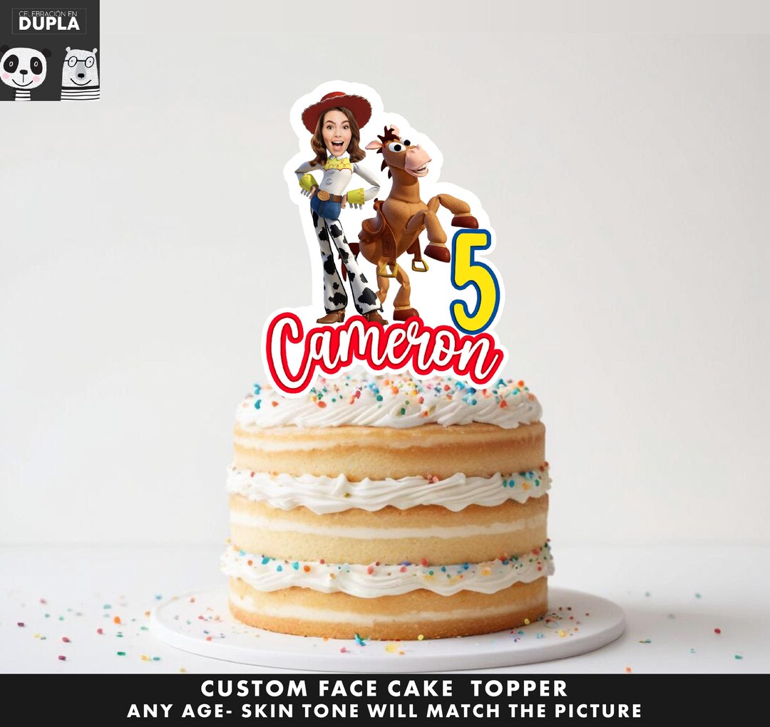 Cake Topper Face Cake Topper custom Face Cake Topper Topper Birthday ...