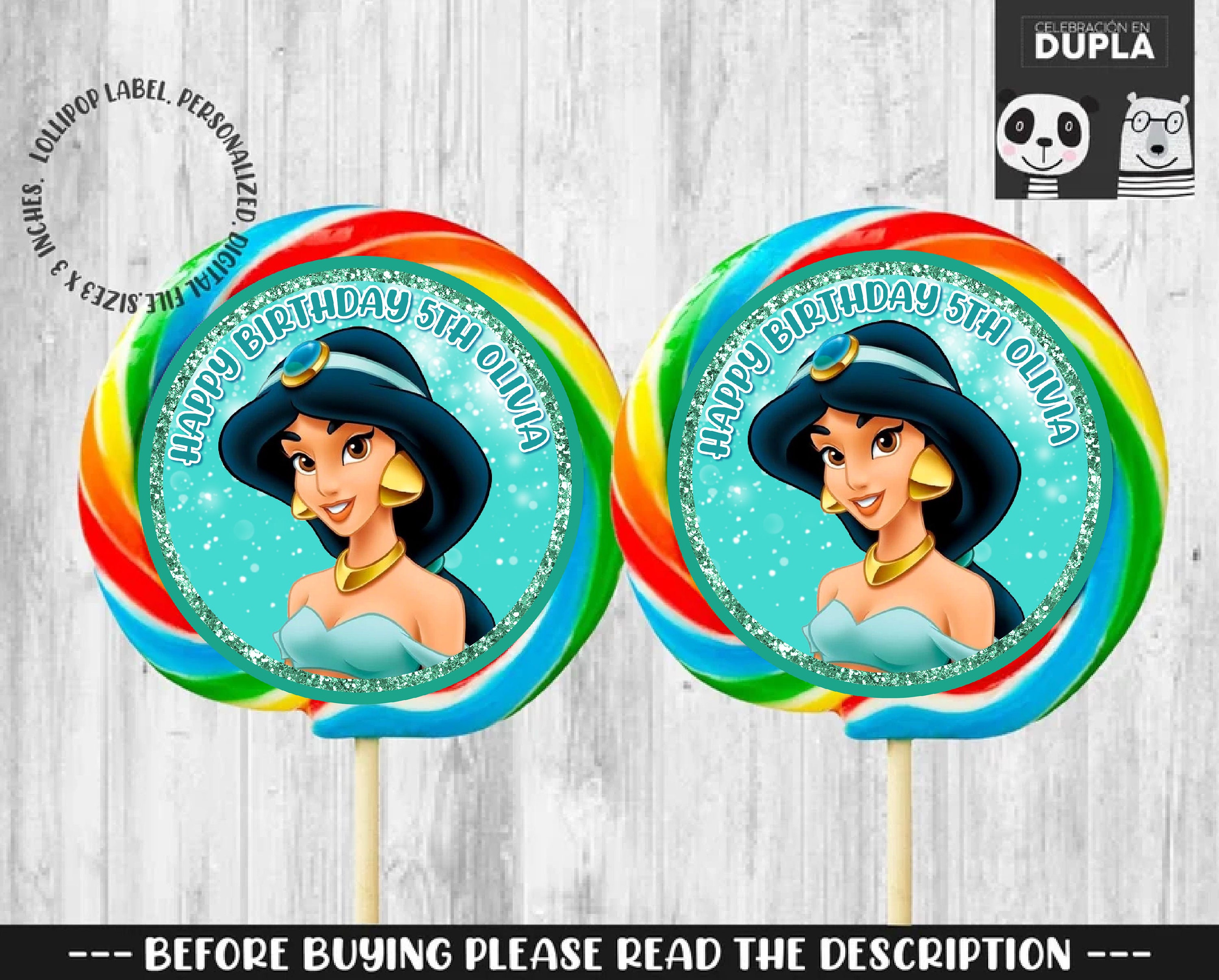 Princess Jasmine Party Bundle Printable Party Bundle Chip Bag ...