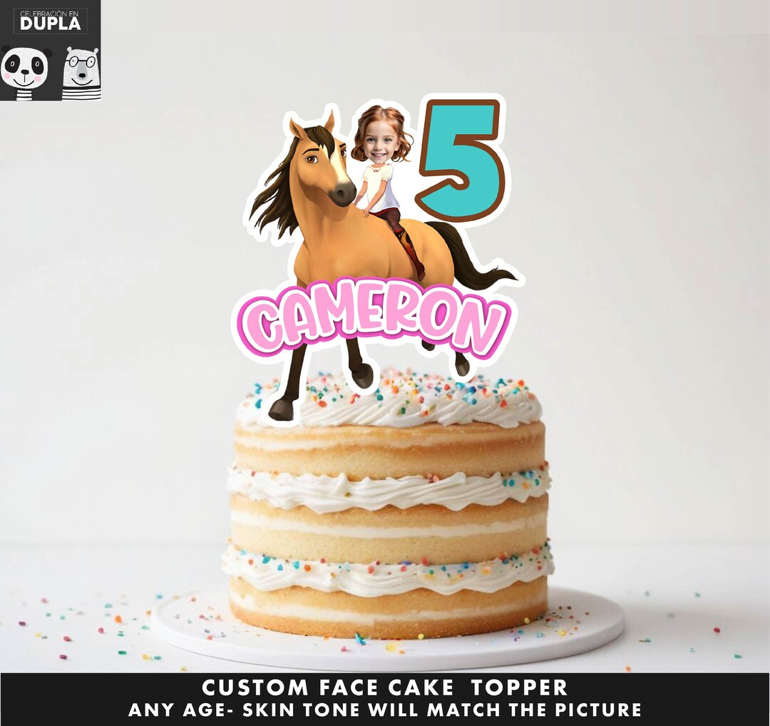 Cake Topper- Face Cake Topper -custom Face- Cake Topper- Topper ...