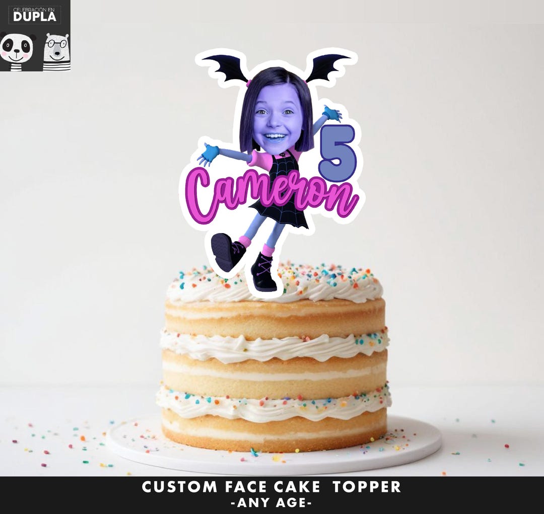 Cake Topper - Face Cake Topper -custom Face Cake Topper- Topper ...