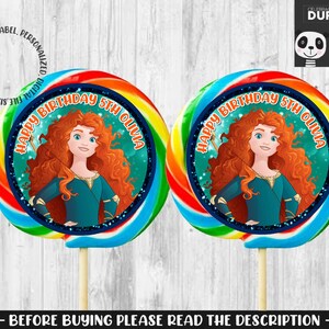 Brave Merida Party Bundle - Printable Party Bundle- Chip Bag ...