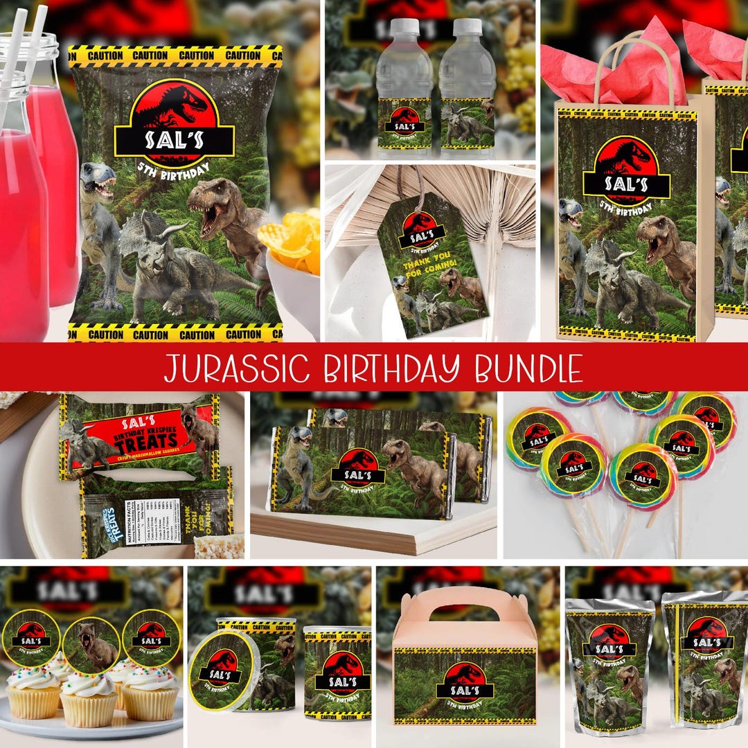 Birthday Bundle - Printable Party Bundle- Chip Bag - Personalized Party ...