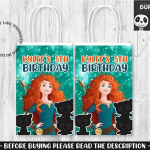 Brave Merida Party Bundle - Printable Party Bundle- Chip Bag ...